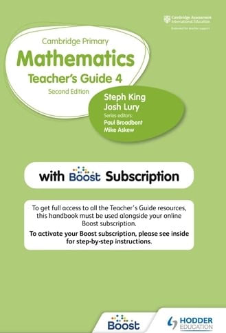 HODDER CAMBRIDGE PRIMARY MATHEMATICS - STAGE 4 - TCH`S WITH BOOST ...