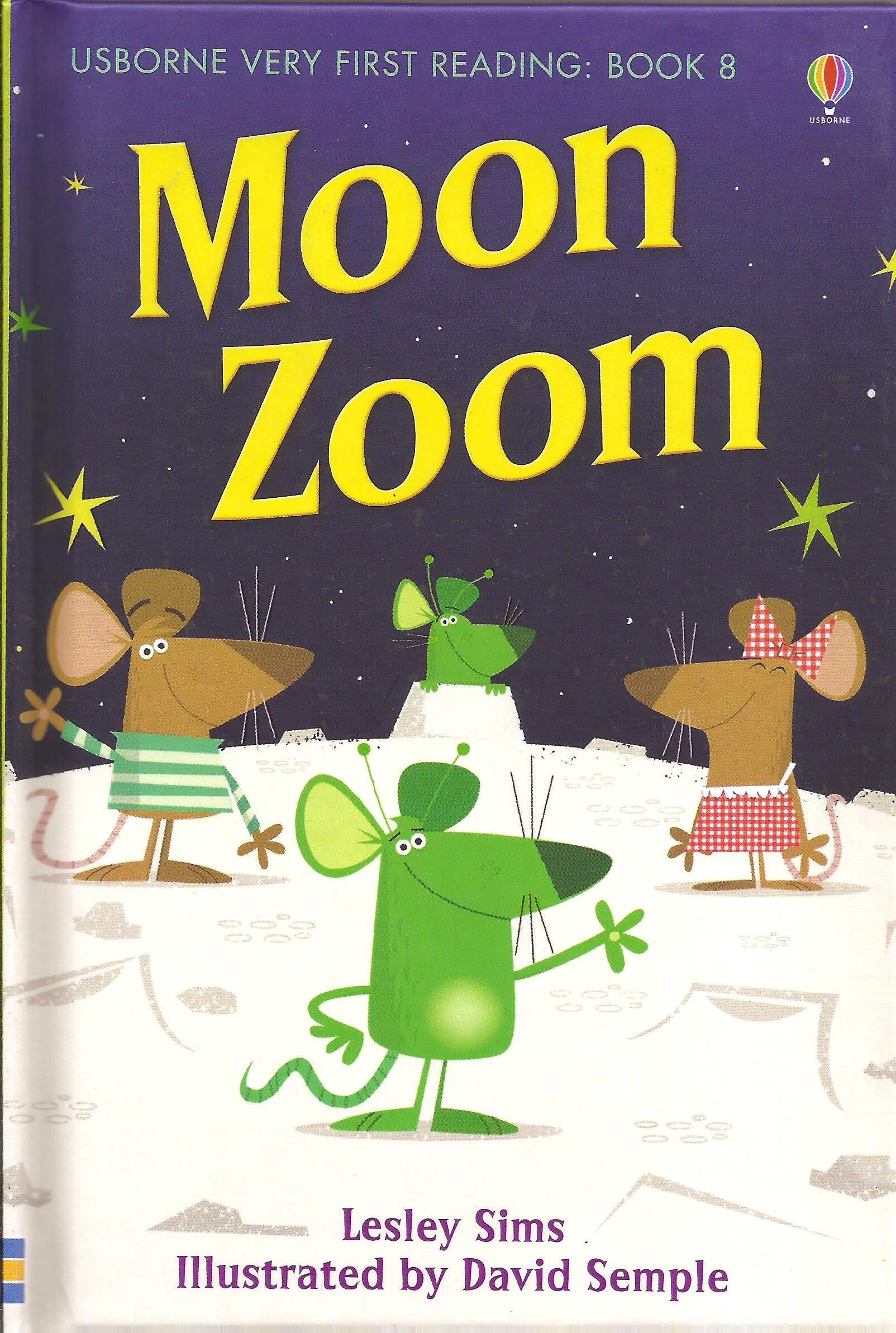 MOON ZOOM - Usborne Very First Reading - Kel Ediciones