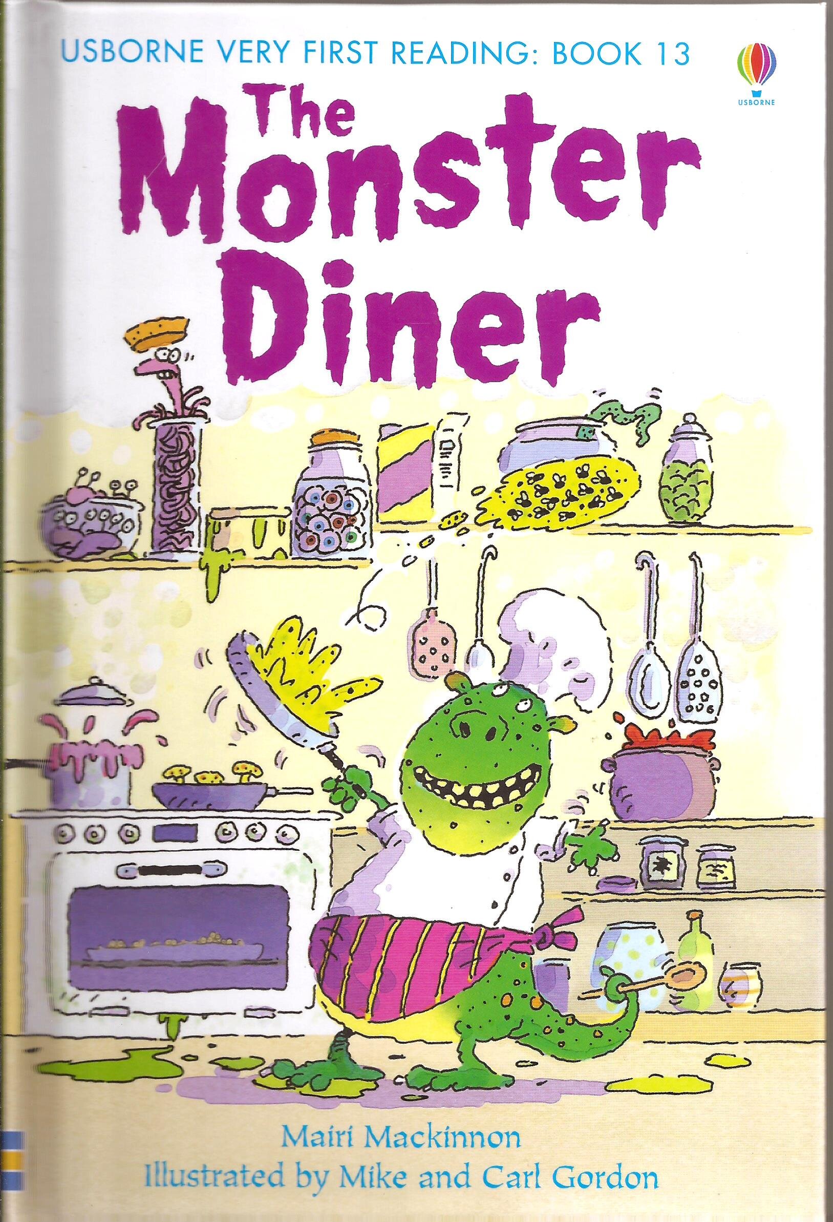 MONSTER DINER, THE - Usborne Very First Reading - Kel Ediciones