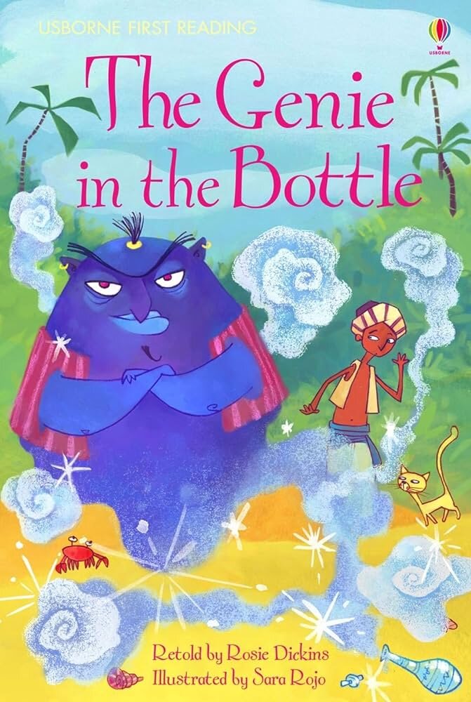 GENIE IN THE BOTTLE,THE - Usborne First Reading Level Two - Kel Ediciones