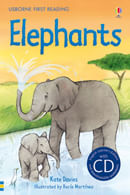 ELEPHANTS - Usborne First Reading Green with CD - Kel Ediciones