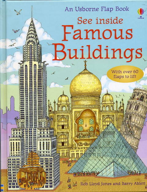 SEE INSIDE FAMOUS BUILDINGS - Usborne Flap Books - Kel Ediciones