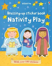 NATIVITY PLAY - Dressing up Sticker Book - Usborne - Kel Ediciones