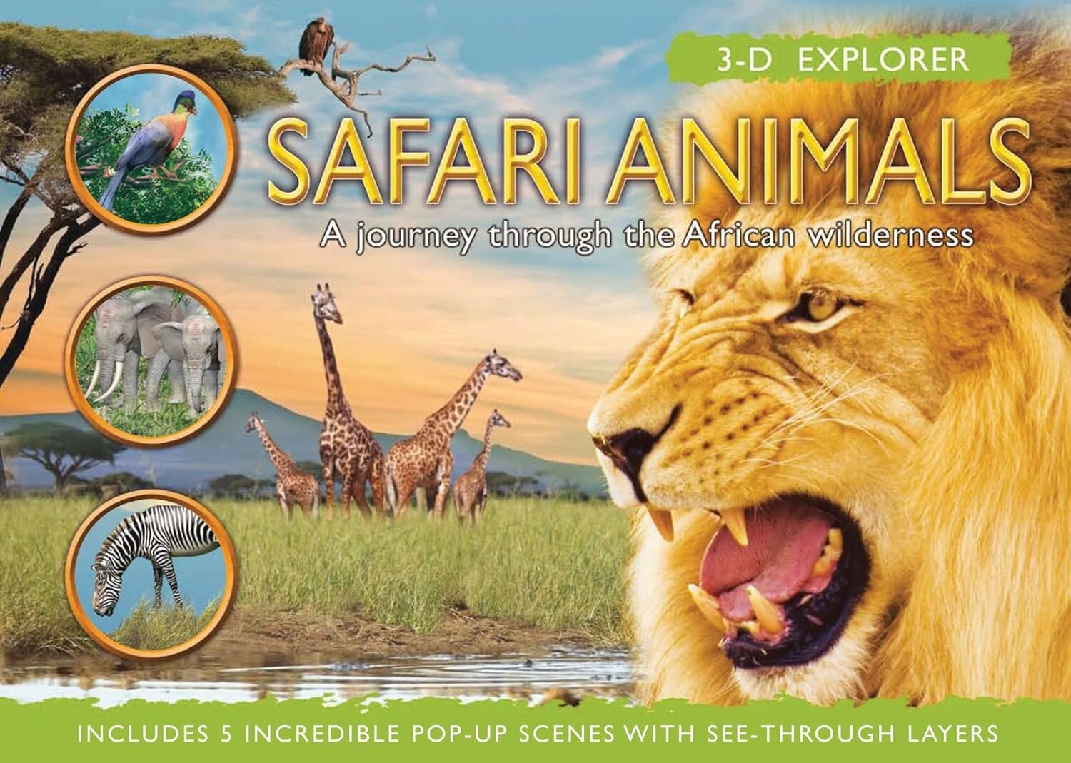 SAFARI ANIMALS: 3-D Explorer - Kel Ediciones