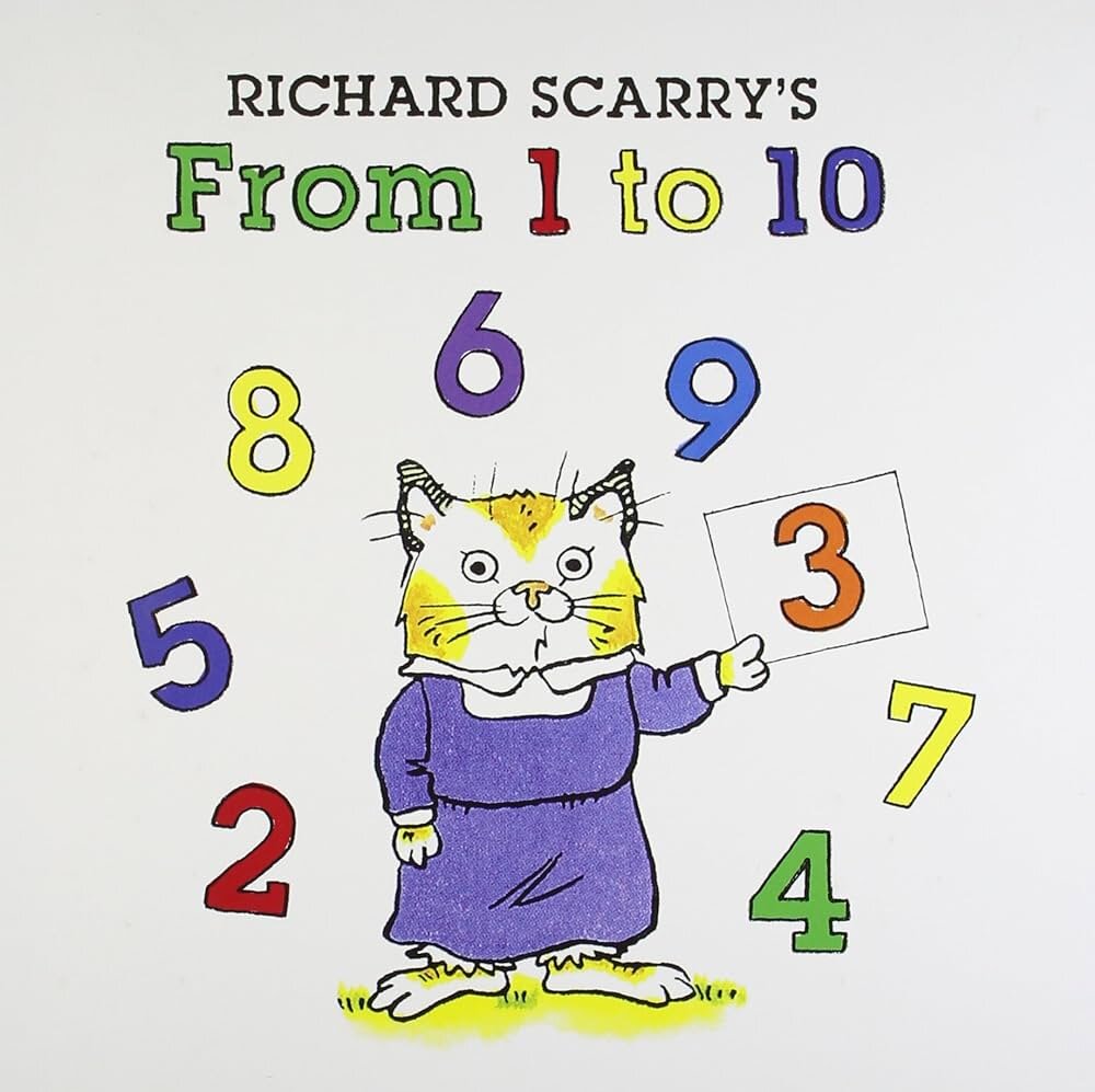 RICHARD SCARRY´S FROM ONE TO TEN - Sterling # - Kel Ediciones