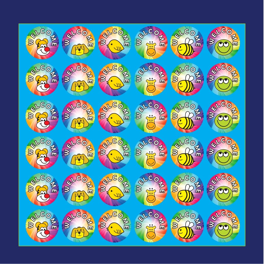 STICKERS ENGLISH - Modelo10 WELCOME - SYZYGY - Kel Ediciones