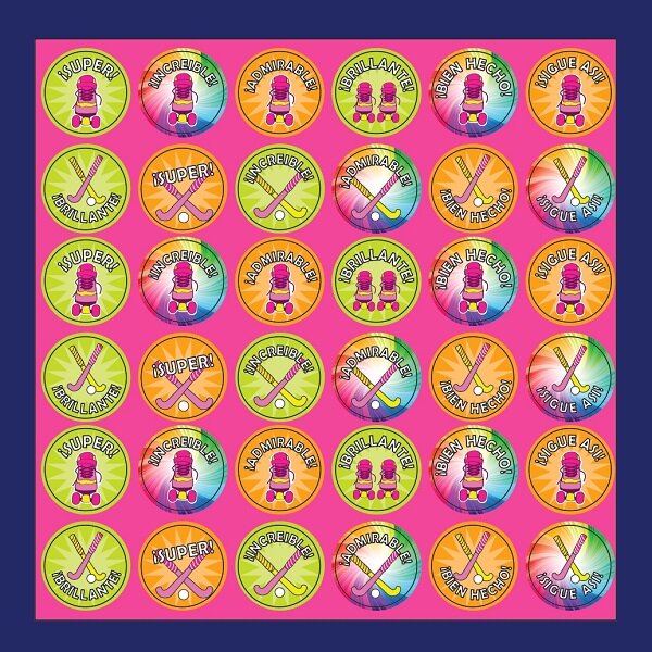 STICKERS CASTELLANO - Modelo 7 LAS LEONAS - SYZYGY - Kel Ediciones