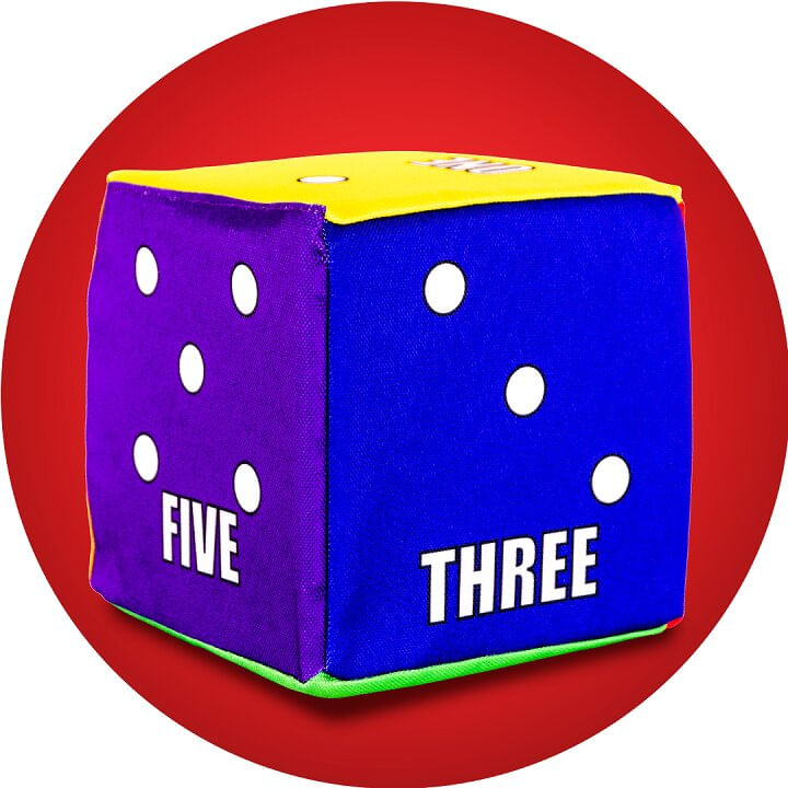 DADO DOTS & NUMBERS (15 cm x 15 cm x 15 cm) - SYZYGY - Kel Ediciones