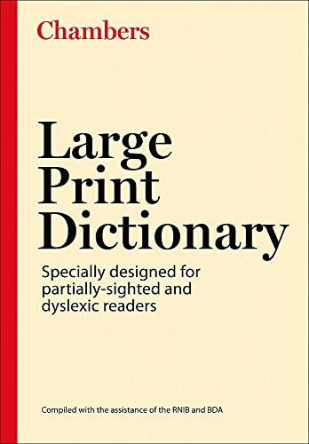 CHAMBERS LARGE PRINT DICTIONARY - Kel Ediciones
