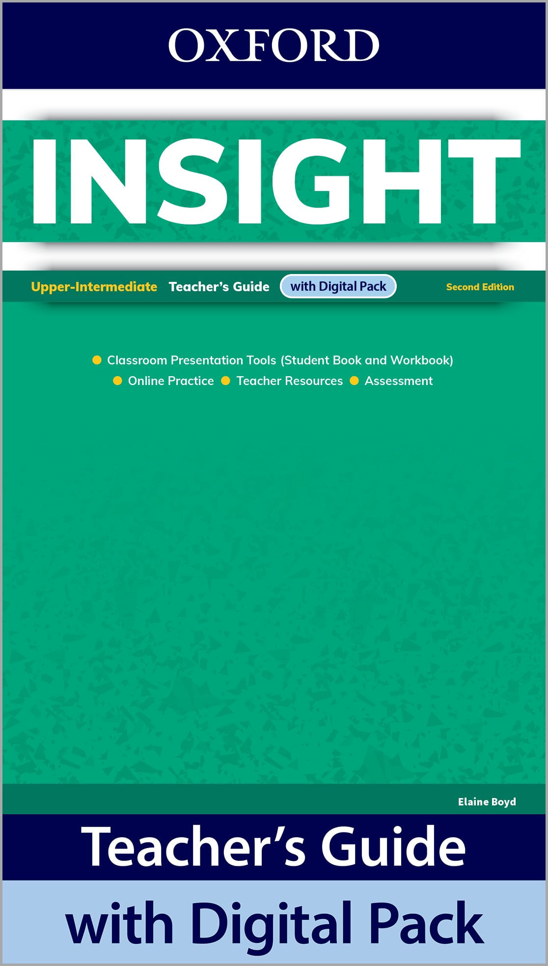 INSIGHT UPPER INTERMEDIATE - Teacher's Guide with Digital Pack *2nd ...