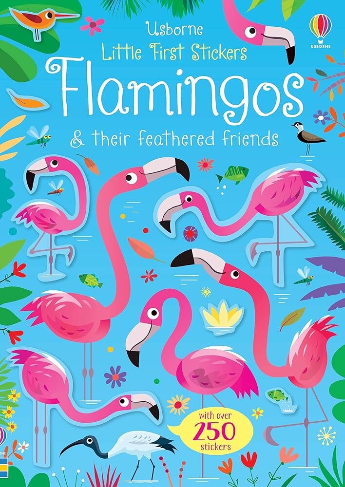 FLAMINGOS - Little First Stickers - Kel Ediciones