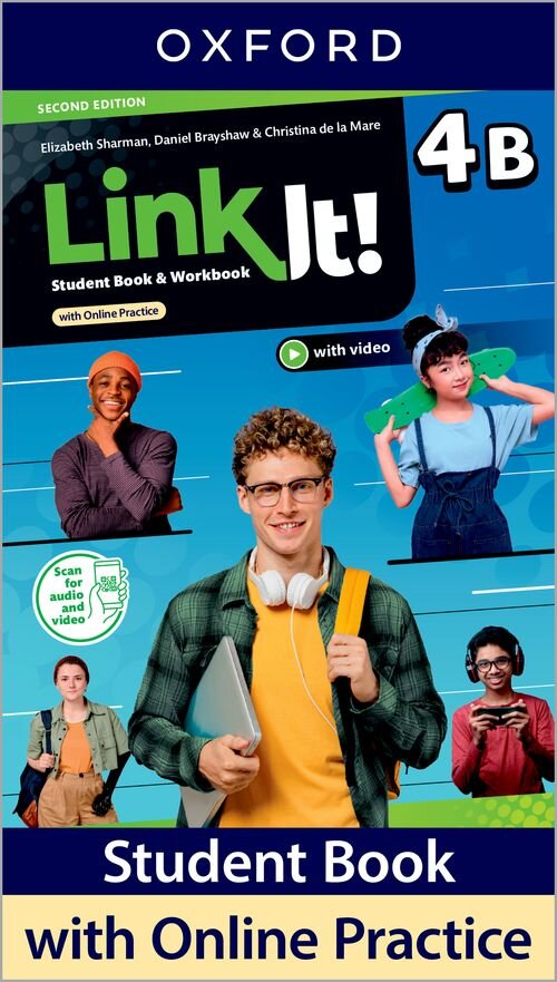 LINK IT! Level 4 - Student Book and Workbook B with Online Practice *2nd Ed* - Kel Ediciones