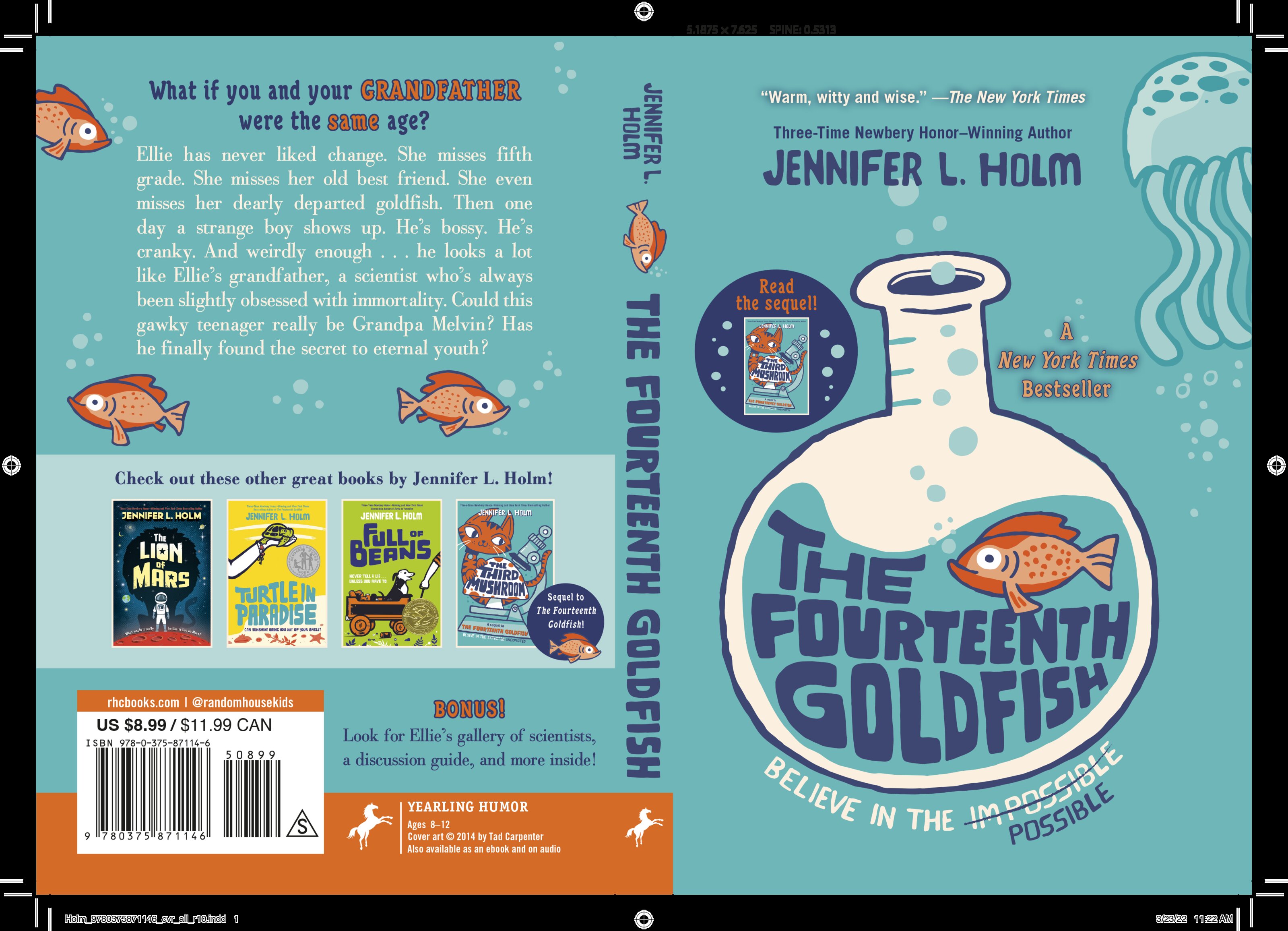 FOURTEENTH GOLDFISH, THE - Random House Children Books - Kel Ediciones